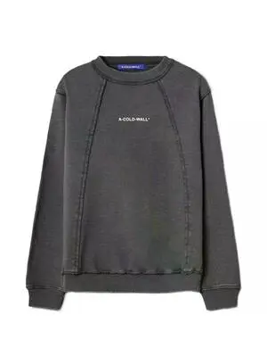 A-COLD-WALL* Logo-print Raw-edge Sweater