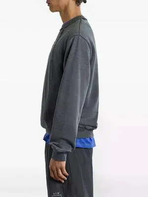 A-COLD-WALL* Logo-print Raw-edge Sweater