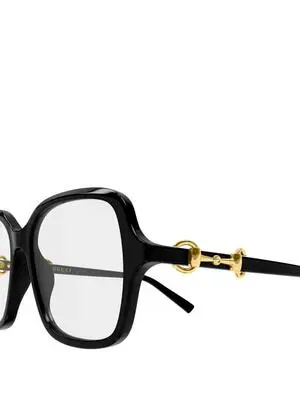 Gucci Butterfly Square-frame Glasses