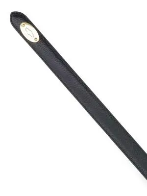 Mulberry Darley Postman's Lock Leather Belt - Black