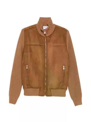GRAN SASSO Ribbed-knit Jacket - Neutrals