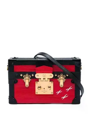 LOUIS VUITTON 2017 Epi Petit Malle Crossbody Bag