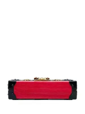 LOUIS VUITTON 2017 Epi Petit Malle Crossbody Bag