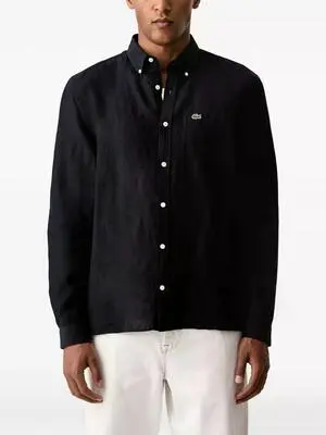Lacoste Logo-patch Linen Shirt