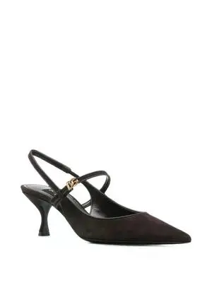 Dolce & Gabbana Logo-plaque Slingback Pumps