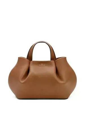 LA PORTEGNA Isabela Leather Tote Bag