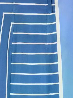 TOD'S Midi Skirt In Silk - Blue