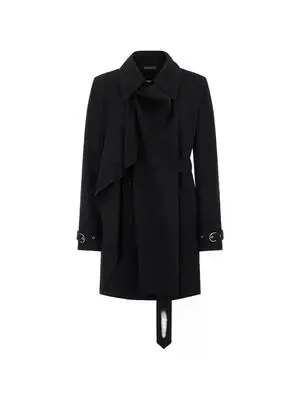 ANN DEMEULEMEESTER Reppa Draped Cotton Trench Coat