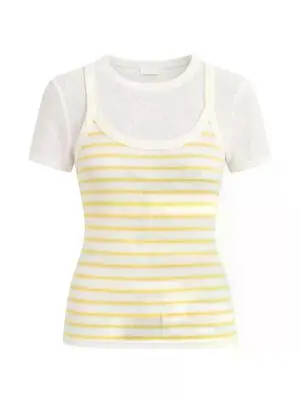 Vince Striped Layered T-shirt