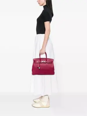 Hermès 2010 Clemence Birkin Retourne 35 Handbag