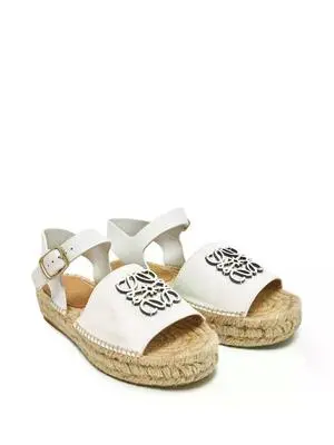Loewe Anagram Platform Espadrille Sandals