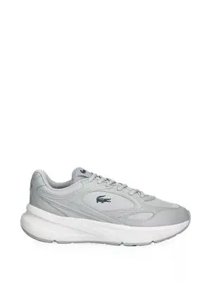 Lacoste Run Set Evo Logo-patch Panelled Sneakers - Grey