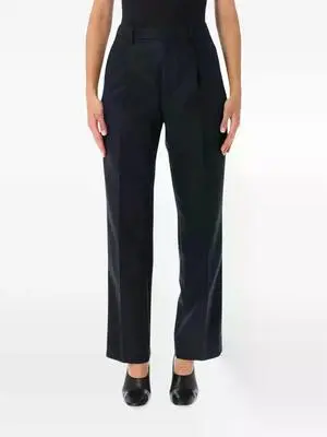 Auralee Pleated Straight-leg Trousers