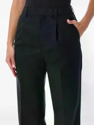 Auralee Pleated Straight-leg Trousers