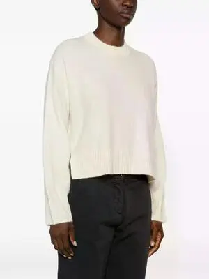 C.T.PLAGE Ribbed-trim Wool Sweater