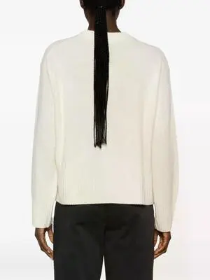 C.T.PLAGE Ribbed-trim Wool Sweater