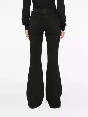 JACOB COHЁN Victoria Mid-rise Flared Jeans - Black