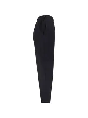 Dusan Elasticated-waist Wool Trousers