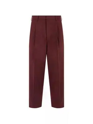 SLOWEAR Pleated Straight-leg Trousers