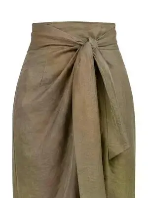 OTRO AMOR Tie-fastening Wrap Skirt