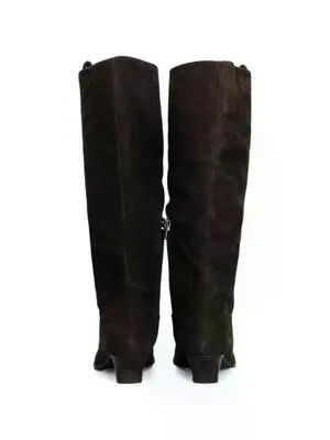 Ash Thore Pointed-toe Suede Knee-high Boots