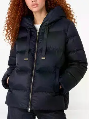 Max Mara Quilted Hooded Jacket