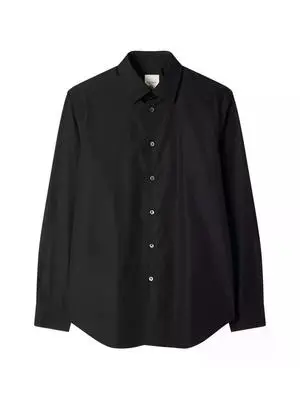 Paul Smith Artist Stripe-cuff Shirt - Black