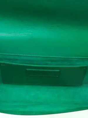 Saint Laurent 2013 Smooth Leather Cassandre Clutch Bag - Green