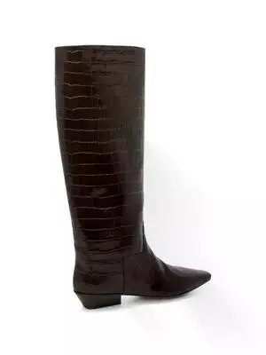 Jeffrey Campbell Passo Croc-effect Knee-high Boots