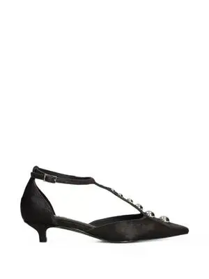 BIBI LOU Carinna Pointed-toe Heeled Pumps - Brown
