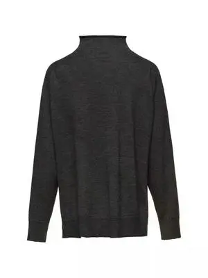 Magda Butrym Knotted Wool Turtleneck Sweater
