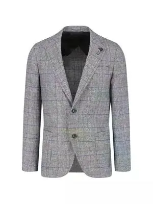 LARDINI X Sugar Prince Of Wales Check Jacket - Grey