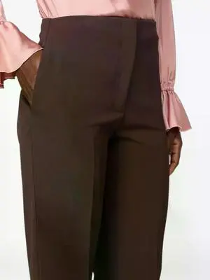 HANITA Pressed-crease Straight-leg Trousers