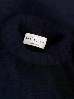MA'RY'YA Roll-neck Raglan-sleeve Sweater