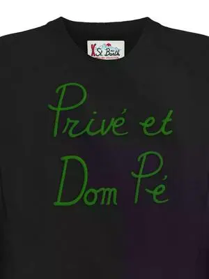 MC2 SAINT BARTH Slogan-embroidered Sweater