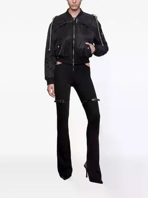 SRVC STUDIO Hood-detail Bomber Jacket