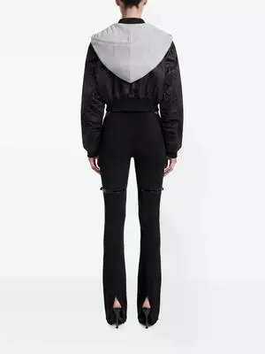 SRVC STUDIO Hood-detail Bomber Jacket