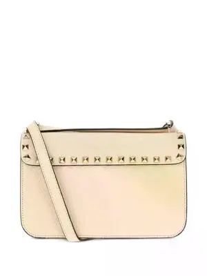 Valentino Garavani Rockstud Small Shoulder Bag In Grainy Calfskin