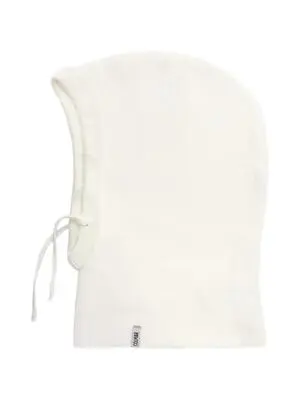 COLMAR Ribbed-knit Drawstring Balaclava Neutrals