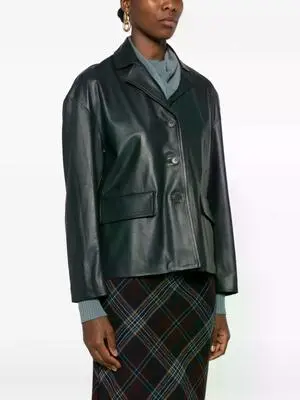 SALVATORE SANTORO Button-up Leather Jacket