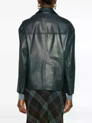 SALVATORE SANTORO Button-up Leather Jacket