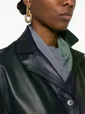 SALVATORE SANTORO Button-up Leather Jacket
