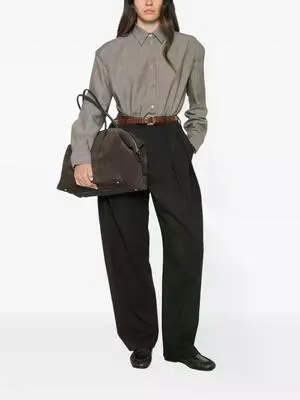 Barena Venezia Pleated Checked Trousers