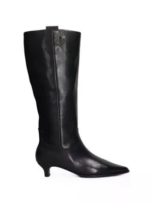 ASH Thore Pointed-toe Leather Knee-high Boots