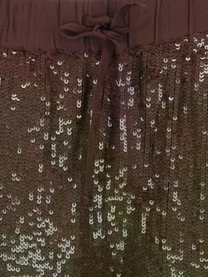 P.a.r.o.s.h Sequin-embellished Drawstring Trousers
