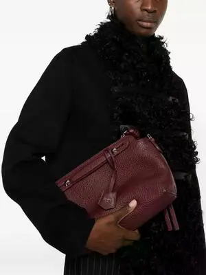 Fendi Medium The Way Grained-leather Clutch Bag