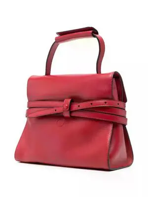 Moschino Belt-detail Leather Tote Bag