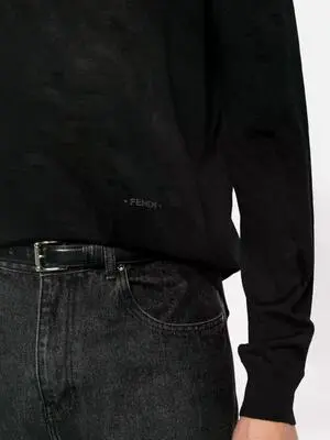 Fendi Logo-embroidered Sweater