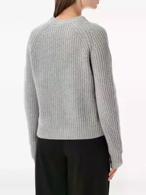 LISA YANG Miki Ribbed-knit Raglan-sleeve Sweater