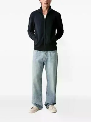 COLMAR Ribbed Jacquard Zip-up Sweatshirt